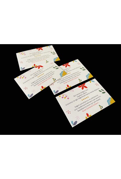 Etiketcim Teşekkür Kartı -5- (8X5CM) 350GR Kuşe- 25 Adet Etiketcim Teşekkür Kartı -5- (8X5CM) 350GR Kuşe- 25 Adet