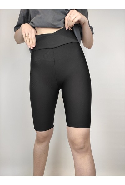 Eylül Moda Kadın Tayt Ince Scuba Kumaş Bel Kruvaze Geçme Kapri Boy Eylül Moda Kadın Tayt Ince Scuba Kumaş Bel Kruvaze Geçme Kapri Boy