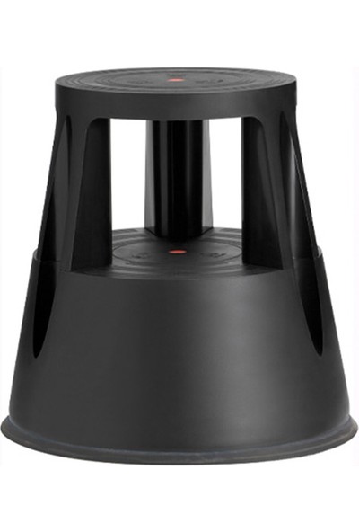 Karlobi Kaymaz Devrilmez Tekerlekli Siyah Tabure Karlobi Kaymaz Devrilmez Tekerlekli Siyah Tabure