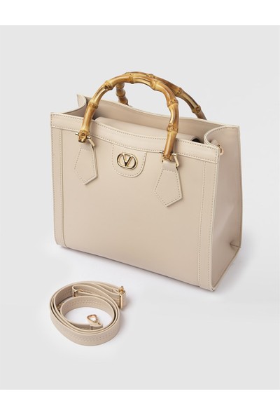İLVİ Ricci Kadın El Çantası Bej