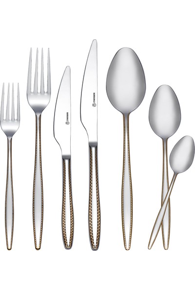 Korkmaz Felisa Gold 84 Parça Çatal Kaşık Bıçak Seti