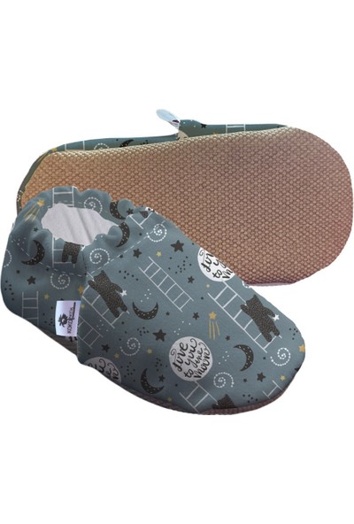 Koko Patik I Love Moon Gri