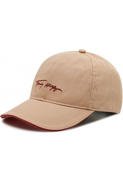 Kadın Tommy Hilfiger Kadın Iconic Signature Cap Şapka AW0AW11679
