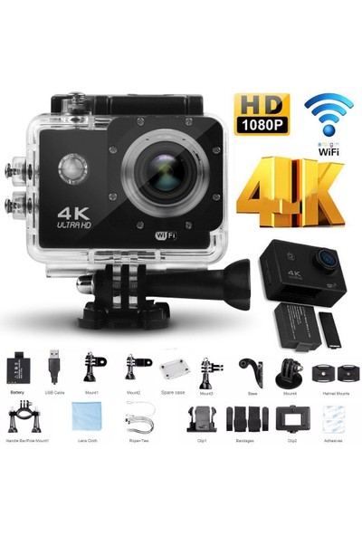 Xnews KS-503 4K Ultra Hd 170 Derece Wifi Aksiyon Kamera Xnews KS-503 4K Ultra Hd 170 Derece Wifi Aksiyon Kamera