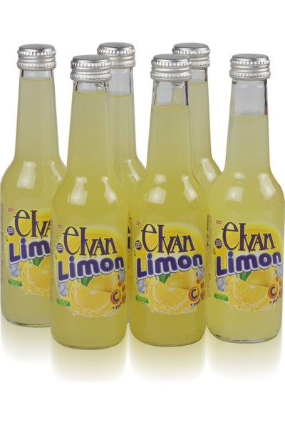 Elvan Soda Limonlu Doğal Zengin Mineralli 250 ml 6’lı Elvan Soda Limonlu Doğal Zengin Mineralli 250 ml 6’lı