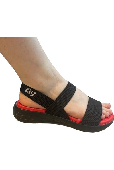 ZONDERSAN67 0101 Lastikli Spor Sandalet /siyah Kırmızı/39 ZONDERSAN67 0101 Lastikli Spor Sandalet /siyah Kırmızı/39