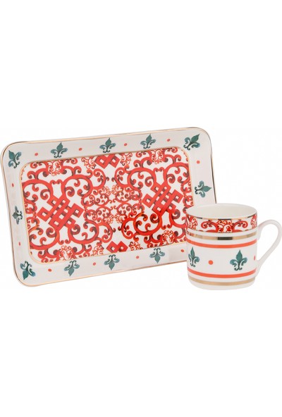 Lucky Art Noble Bone Tepsili Tekli Kahve Fincan Seti Lyhd 419 Lucky Art Noble Bone Tepsili Tekli Kahve Fincan Seti Lyhd 419