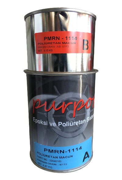 Purpox Marine Pu 114/A Tekne Macunu Takım 1 kg