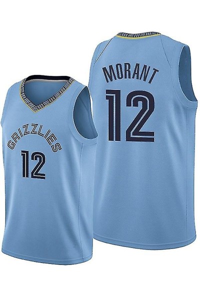 Nova Memphis Grizzlies 12 Numara Ja Morant Basketbol Takımı Forması L Beden - Mavi (Yurt Dışından) Nova Memphis Grizzlies 12 Numara Ja Morant Basketbol Takımı Forması L Beden - Mavi (Yurt Dışından)