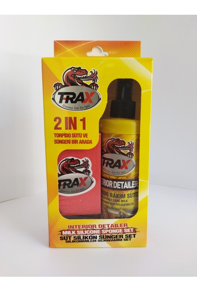 Trax Araba Oto Torpido Bakım Sütü Torpido Parlatıcı Mükemmel Parlaklık 2'li Set Trax Araba Oto Torpido Bakım Sütü Torpido Parlatıcı Mükemmel Parlaklık 2'li Set