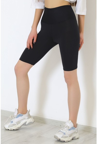 Rouva Şort Tayt Siyah - 8894.1582.