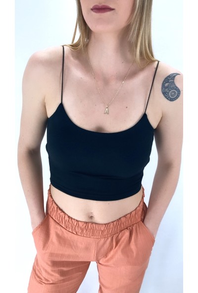 Rouva Ip Askılı Atlet - LKS0202SIYAH Rouva Ip Askılı Atlet - LKS0202SIYAH