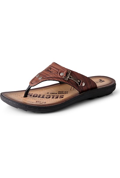 Muchbetter Deri Parmak Arası Terlik Sandalet (Yurt Dışından)
