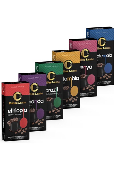Coffee Lante Nespresso Uyumlu Kapsül Kahve Karma Set 60 Kapsül Coffee Lante Nespresso Uyumlu Kapsül Kahve Karma Set 60 Kapsül