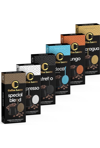Coffee Lante Nespresso Uyumlu Kapsül Kahve Espresso 60 Kapsül Coffee Lante Nespresso Uyumlu Kapsül Kahve Espresso 60 Kapsül
