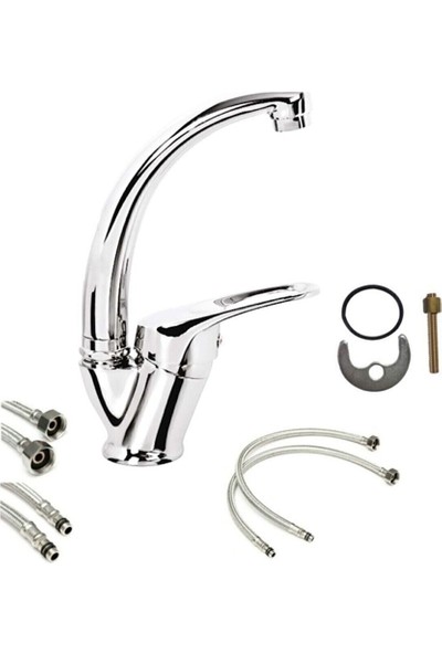 Yağmur Mix Kuğu Lavabo Bataryası 5 Yıl Garantili