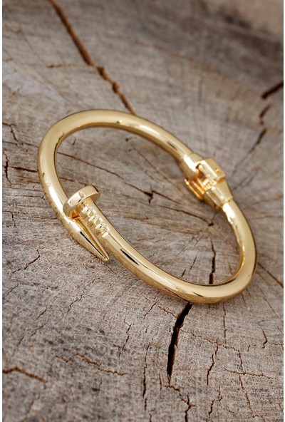 Pembe Avm Metal Kelepçe Çivi Bileklik