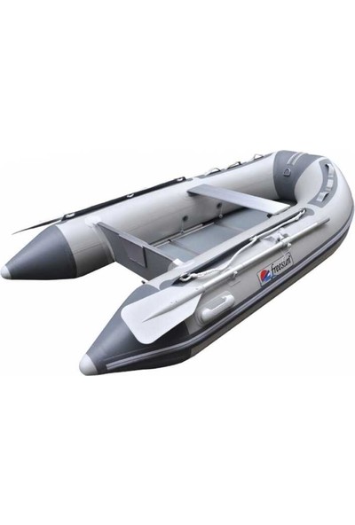 Freesun Şişme Bot, Katlanır Ahşap Tabanlı 270CM Gri Freesun Şişme Bot, Katlanır Ahşap Tabanlı 270CM Gri