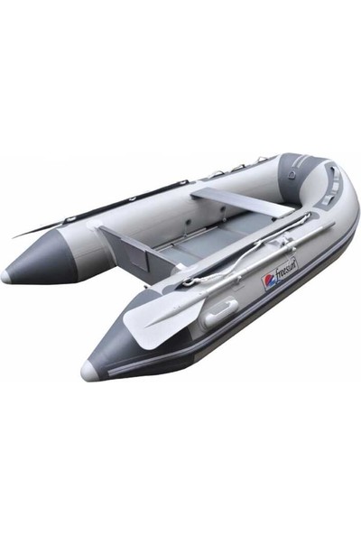 Freesun Şişme Bot, Katlanır Ahşap Tabanlı 330CM Gri Freesun Şişme Bot, Katlanır Ahşap Tabanlı 330CM Gri