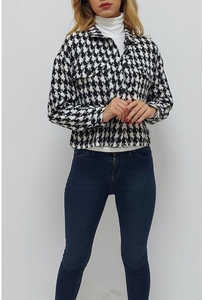 Luwi Shopping Çift Cepli Düğmeli Ceket Kazayağı