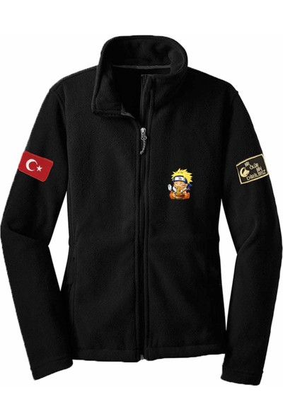 Rowalsi Naruto Baskılı Askeri Hücum Polar Peç'li BLL3161 Rowalsi Naruto Baskılı Askeri Hücum Polar Peç'li BLL3161