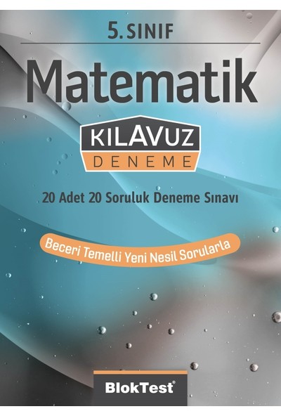 5.sınıf Bloktest Matematik Kılavuz Deneme 5.sınıf Bloktest Matematik Kılavuz Deneme