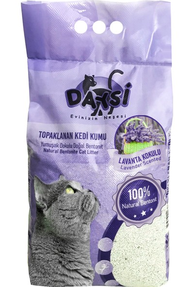 Daysi Yumuşak Dokulu Doğal Bentonit Topaklanan Kedi Kumu 10 Lt Daysi Yumuşak Dokulu Doğal Bentonit Topaklanan Kedi Kumu 10 Lt