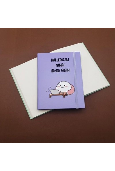 Özder İletişim Çizgisiz Halledicem Ama Hangi Birini Temalı Defter