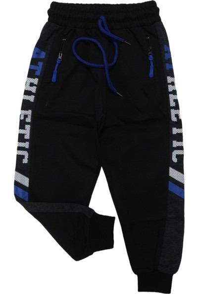 Sevimli Baby Store Erkek Çocuk Cepleri Fermuarlı Eşofman Altı Siyah - Mavi Sevimli Baby Store Erkek Çocuk Cepleri Fermuarlı Eşofman Altı Siyah - Mavi