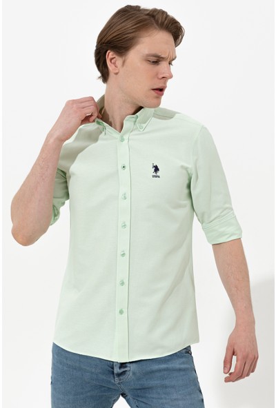 U.S. Polo Assn. Erkek Mint Gömlek
