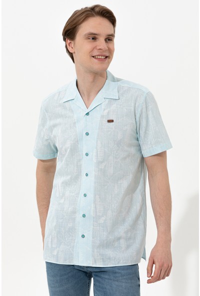 U.S. Polo Assn. Erkek Turkuaz Gömlek U.S. Polo Assn. Erkek Turkuaz Gömlek