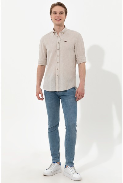 U.S. Polo Assn. Erkek Açık Mavi Denim Pantolon U.S. Polo Assn. Erkek Açık Mavi Denim Pantolon