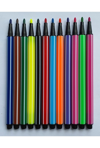 Cmk 12 Renk Fine Liner Keçe Uçlu Kalem Seti 989-12 Cmk 12 Renk Fine Liner Keçe Uçlu Kalem Seti 989-12