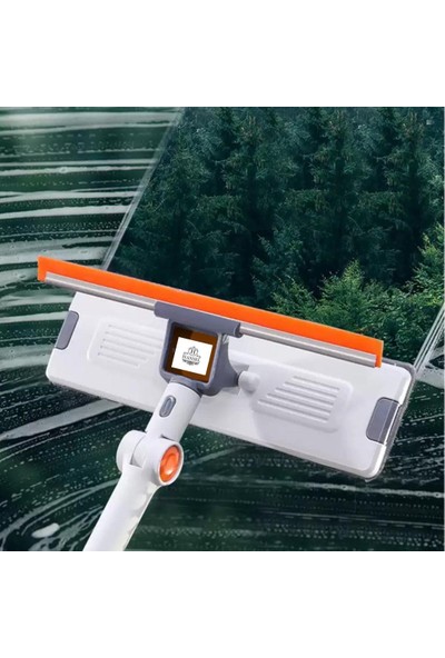 Teleskopik Çift Taraflı Pratik Yüksek Kaliteli Cam Silme Aparatı + Yedek Bez Teleskopik Çift Taraflı Pratik Yüksek Kaliteli Cam Silme Aparatı + Yedek Bez