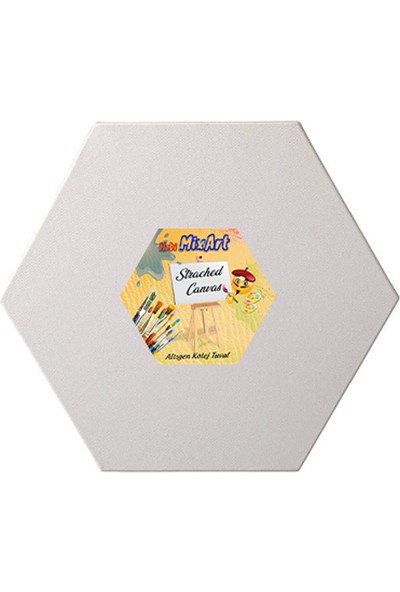 Hobimix Altıgen Kolej Tuval (25X30 cm) Hobimix Altıgen Kolej Tuval (25X30 cm)