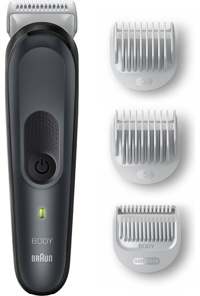 Braun Bodygroomer 3 Bg 3350 Skinshield Teknolojisi, 3 Ek Parçalı Vücut Bakım Seti