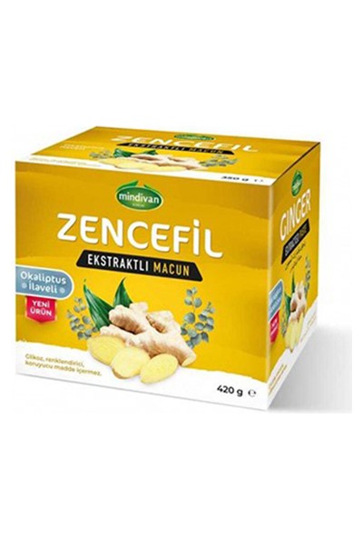 Mindivan Zencefil Ekstraktlı Macun 420 gr