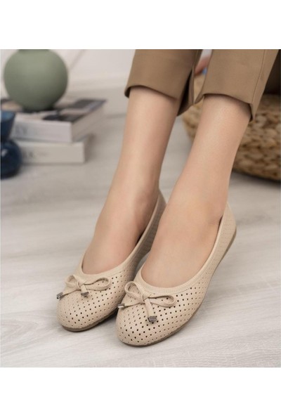 Şenter Kadın Babet Rahat Taban Delikli Cilt Şenter Kadın Babet Rahat Taban Delikli Cilt