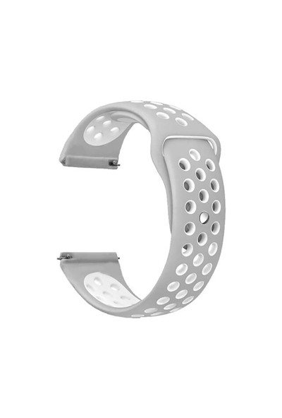 Stone Case Samsung Galaxy Watch 3 45MM Uyumlu 14 Kademeli Delikli Şık Tasarım Silikon Kordon Stone Case Samsung Galaxy Watch 3 45MM Uyumlu 14 Kademeli Delikli Şık Tasarım Silikon Kordon