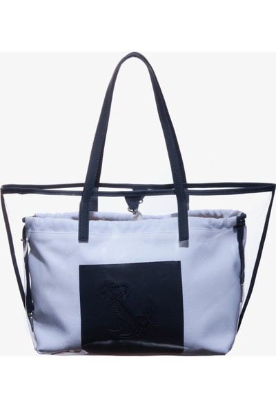 Nautica Kadın Beyaz Plaj Çantası CN3144T.1BW