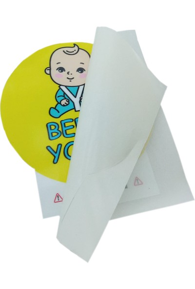Dikkat Ajans Bebek Yolda Sticker Dikkat Ajans Bebek Yolda Sticker