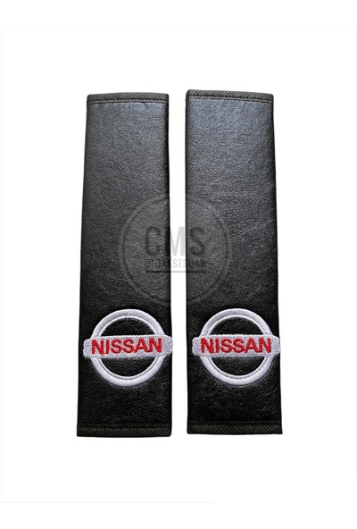 Cms Nissan Deri Emniyet Kılıfı Siyah - Nıssan Deri Kemer Pedi
