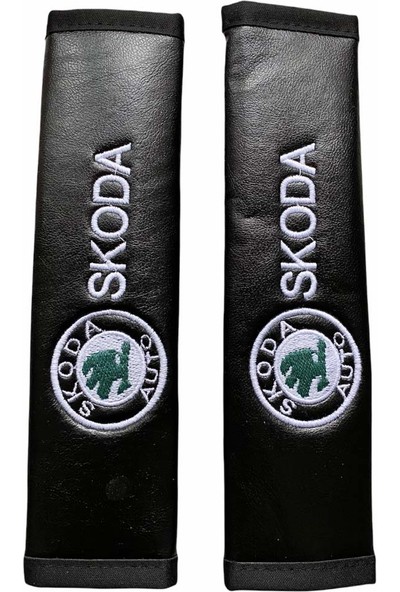 Cms Skoda Deri Emniyet Kılıfı Siyah - Skoda Deri Kemer Pedi