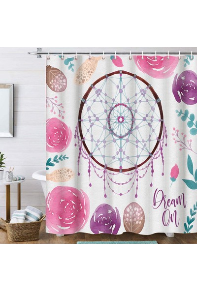 Yilegou 12 Kancalı Su Geçirmez Duş Perdesi (Yurt Dışından)