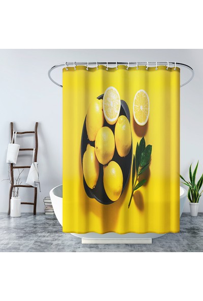 Yilegou 12 Kancalı Su Geçirmez Duş Perdesi (Yurt Dışından)