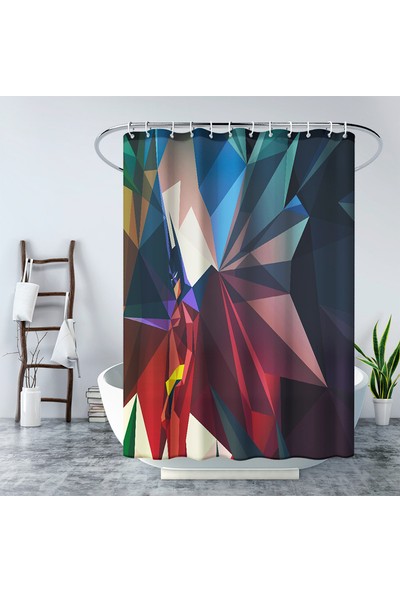 Yilegou 12 Kancalı Su Geçirmez Duş Perdesi (Yurt Dışından)