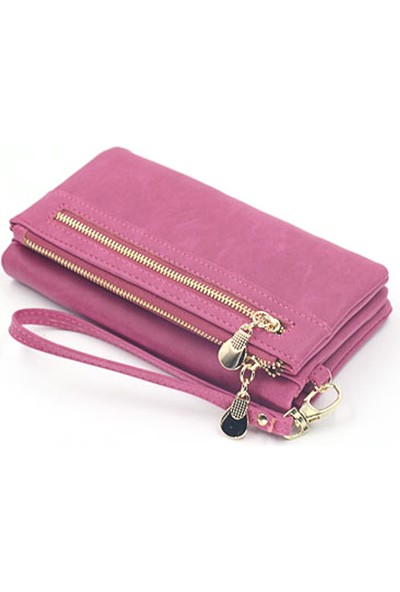 Vision Girls Kadın Pu Deri Uzun Çanta Kartlık Çanta (Yurt Dışından)