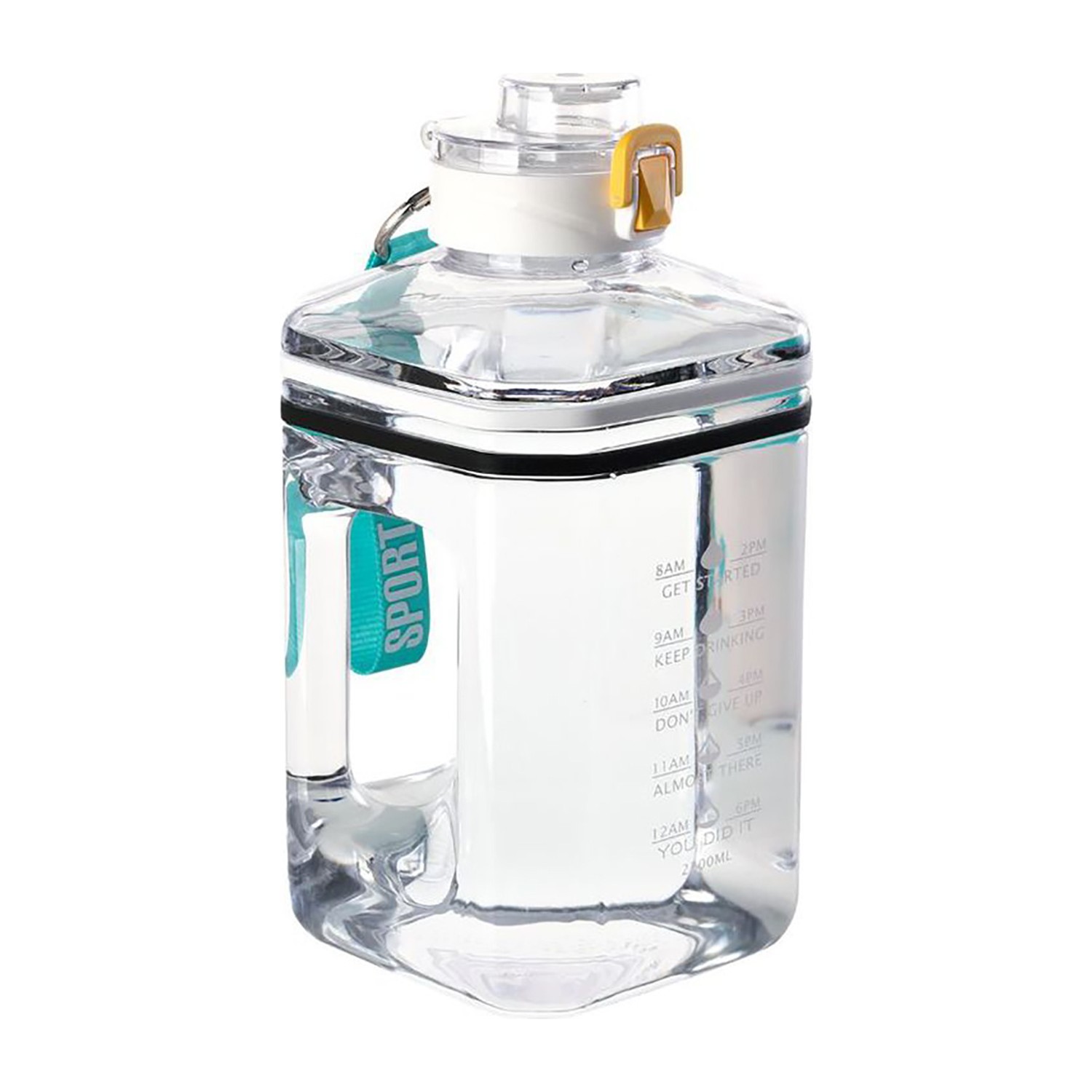 Eternal 2.2L Motivasyon Yazılı ve Saat İşaretli Su Matarası Fiyatı