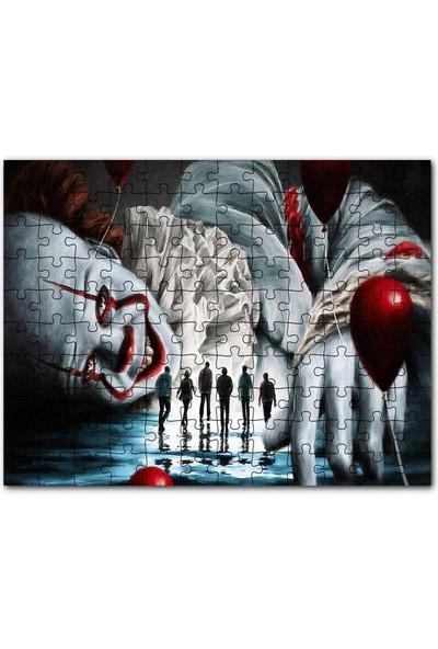 Cakapuzzle It Filmi Karakteri Palyaço ve Kurbanları 120 Parça Puzzle Yapboz Mdf (Ahşap) Cakapuzzle It Filmi Karakteri Palyaço ve Kurbanları 120 Parça Puzzle Yapboz Mdf (Ahşap)