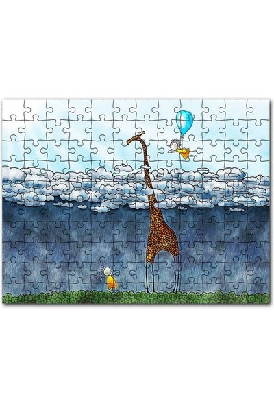 Cakapuzzle Zürafa Iki Çocuk Bulutlar Boyama Sanat Eseri 120 Parça Puzzle Yapboz Mdf (Ahşap) Cakapuzzle Zürafa Iki Çocuk Bulutlar Boyama Sanat Eseri 120 Parça Puzzle Yapboz Mdf (Ahşap)